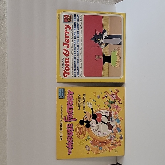 DISNEY/MGM | Other | Lot Of 2 Records The Mickey Mouse Factory And Tom ...